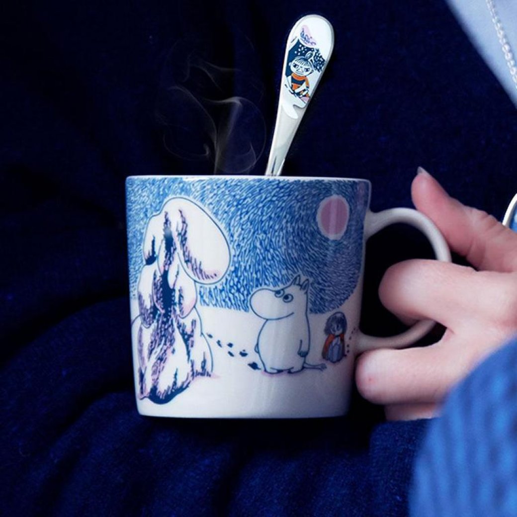 Arabia Mumin mugg 30 cl Djupsnö - Muggar & Koppar