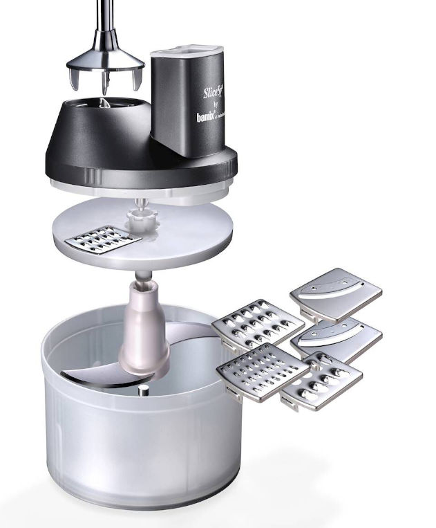 Bamix SliceSy Vit och svart - Elartiklar & maskiner
