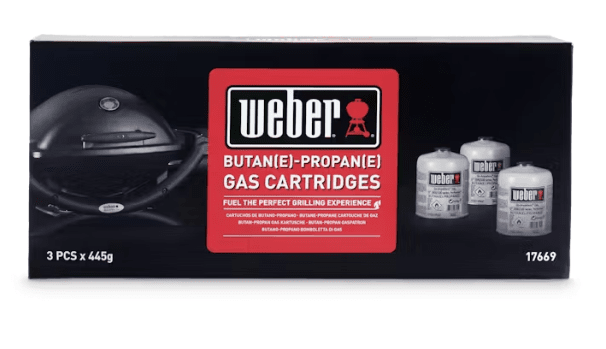 Weber Gasolflaska - 445g 3-pack - Utomhus